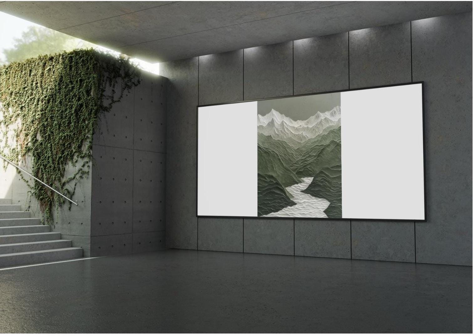 Mountain Range Wall Decor Adventure-inspired Artwork Digital Download ...