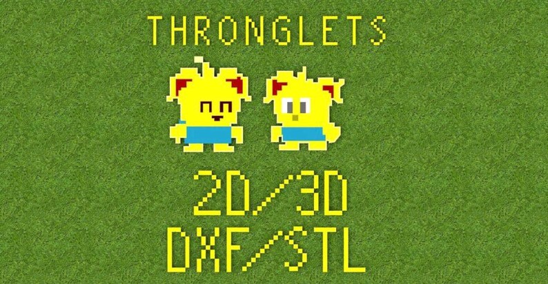 Thronglets Digital Art Bundle: Black Mirror Inspired (DXF | STL | PDF ...