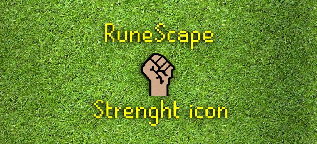 OSRS Strenght Skill Icon Digital File – Printable Template for Laser ...