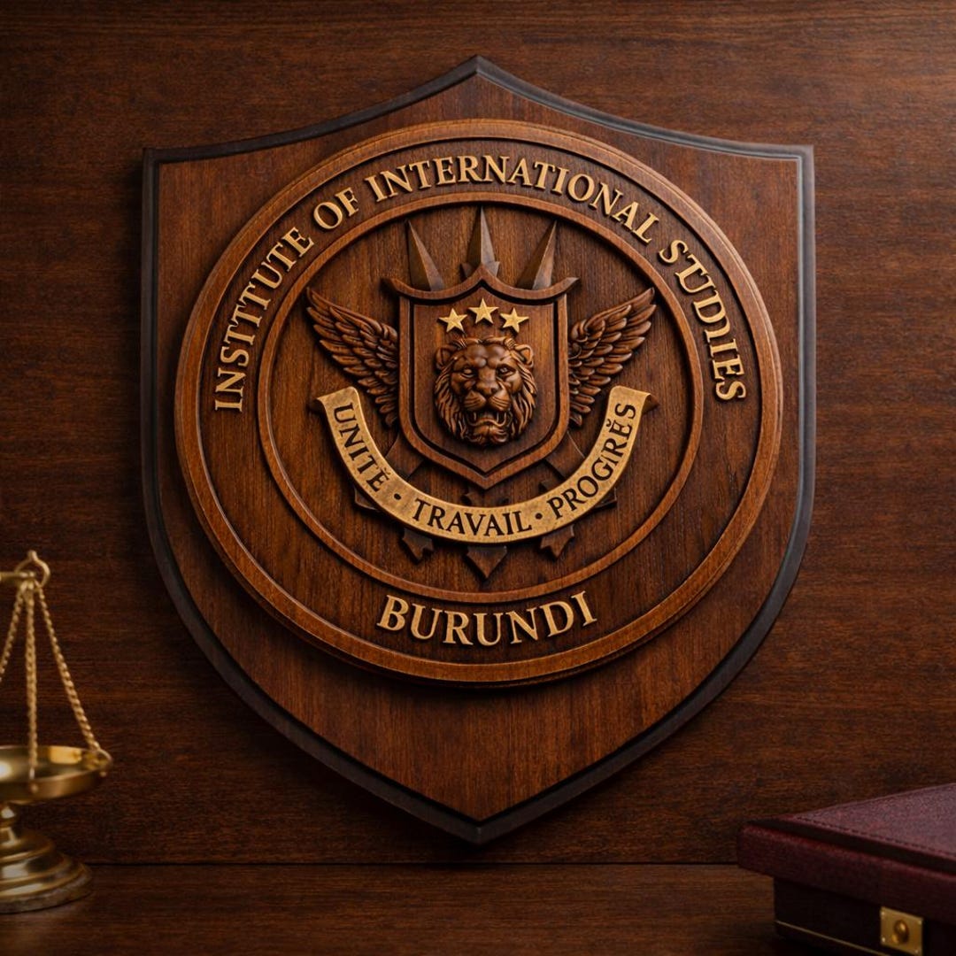 Wooden Emblem Plaque Custom Carved Logo Executive Business Recognition ...