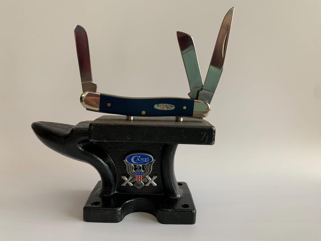 Mini Cast Iron Case XX Anvil With Knife Display Magnets – Perfect Gift ...