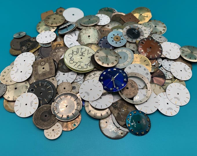 Vintage Watch Faces – Set of 20 – Steampunk Jewelry, Junk Journal ...