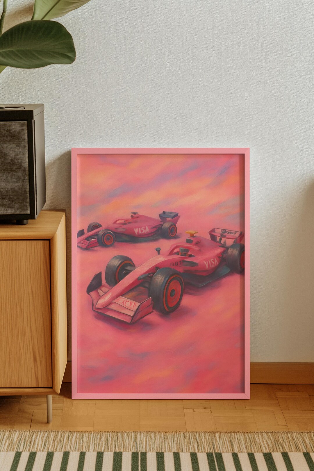 Racing Bulls F1 Pink Car Redbull Isack Hadjar Liam Lawson Formula One ...