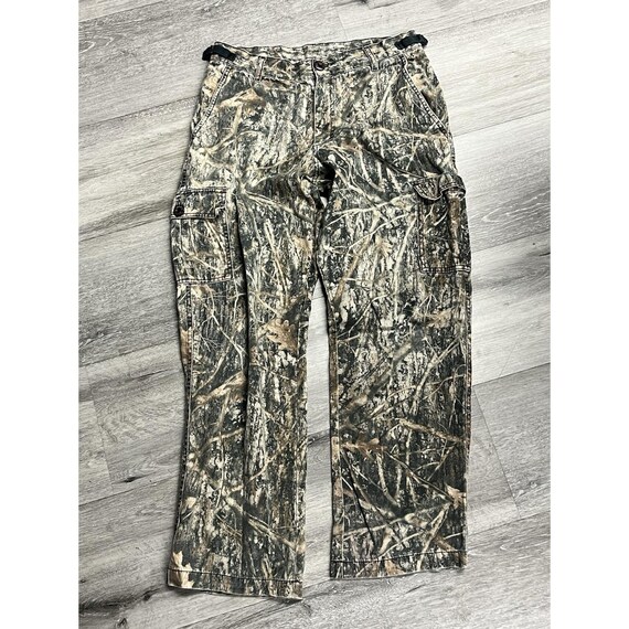 Vintage Guide Gear Woodland Camo Camouflage Belted Ca… - Gem