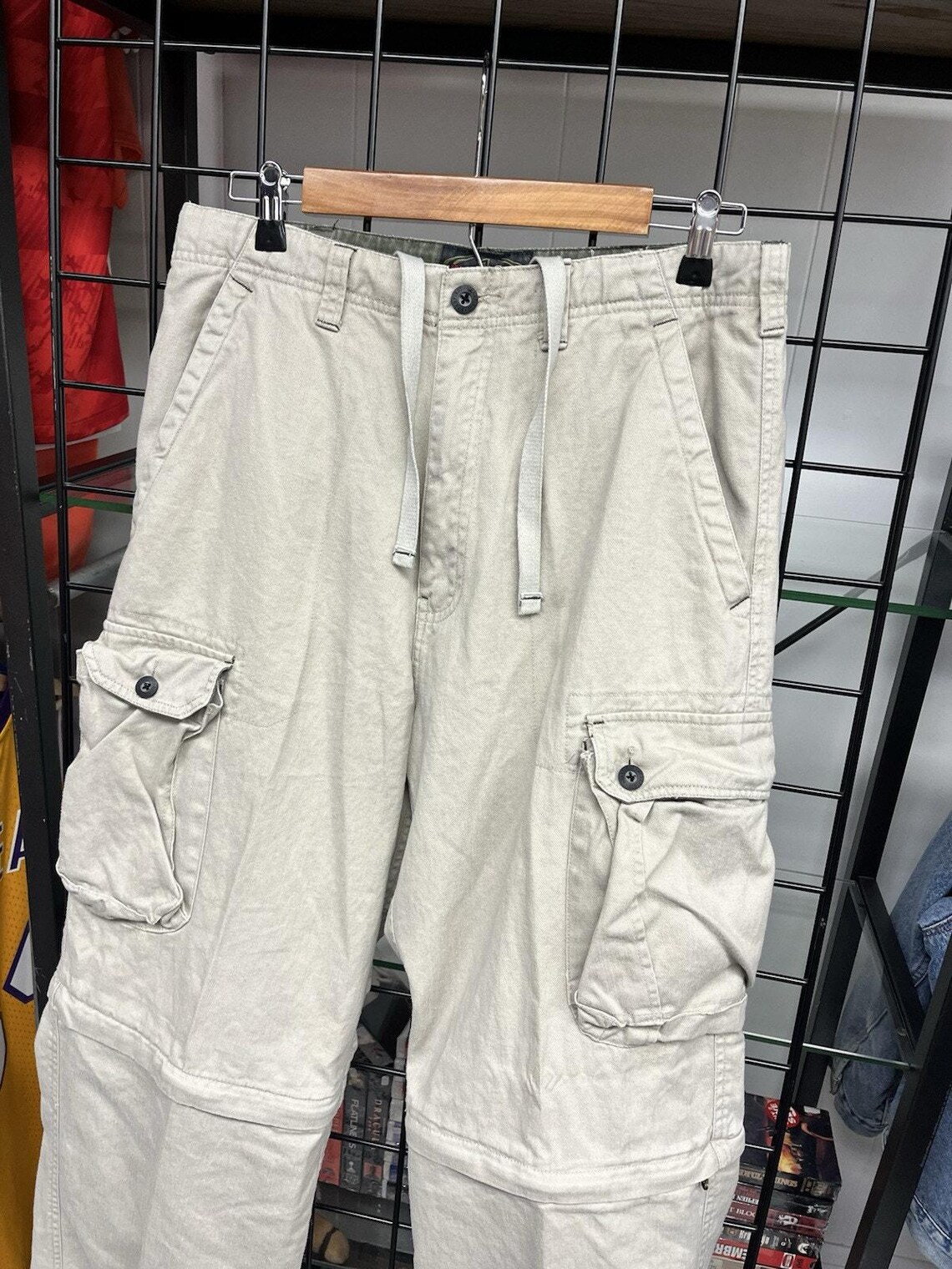 Vintage Y2K Wearfirst Cargo Convertible Pants Khaki Skater Baggy Wide ...