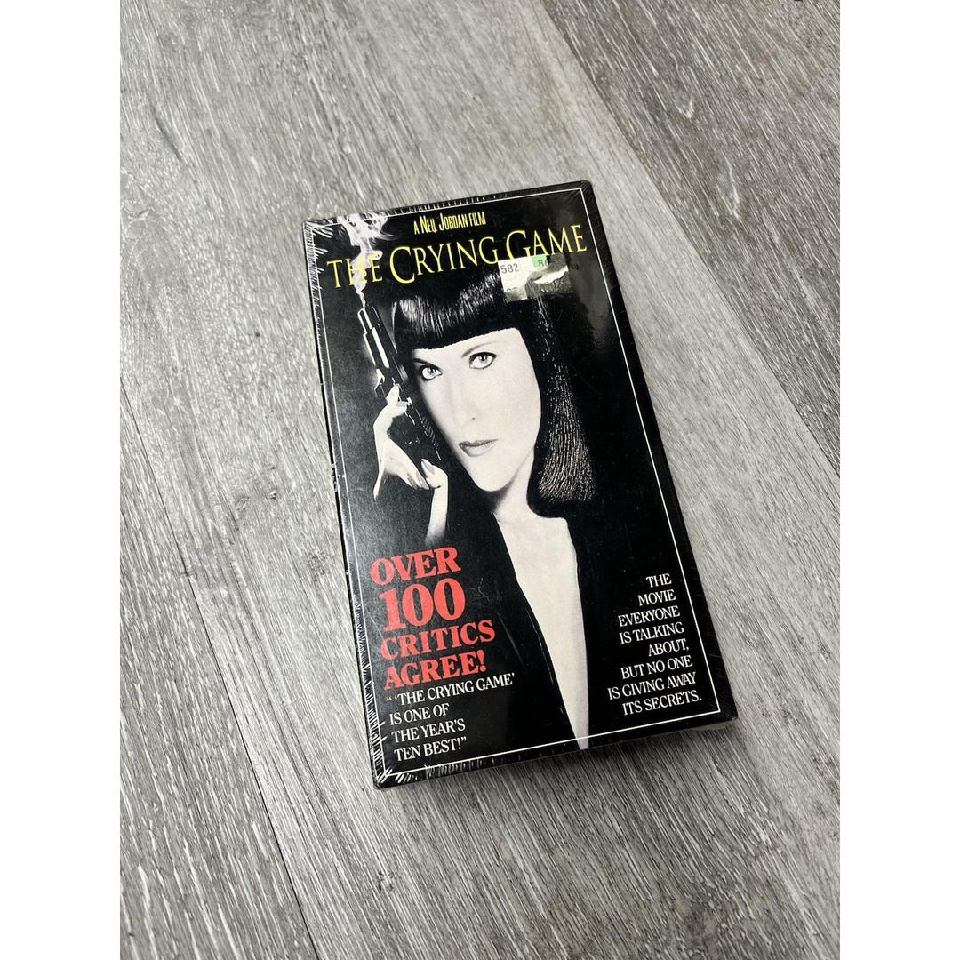 Crying Game VHS 1992 NEW Shrink Wrap Stephen Rea Jaye Davidson Forest ...
