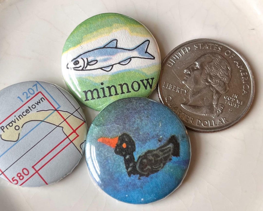Nostalgia Buttons 1" Mini Birds Animals Maps - Etsy