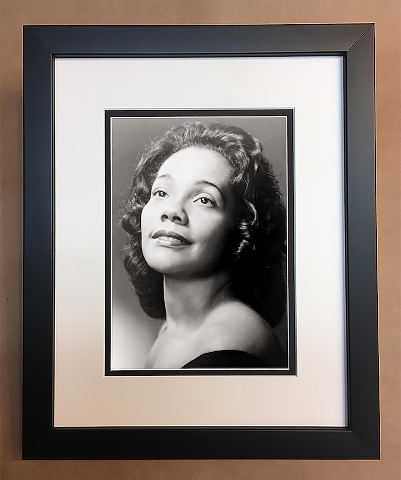 Coretta Scott King Black & White Photo Professionally Framed, Matted ...