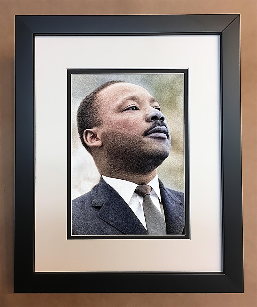 Dr Martin Luther King Jr Colorized Photo Professionally Framed, Matted ...