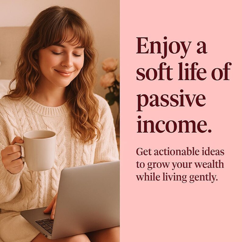 Passive Income Idea Cards for Women | Soft Life Digital Product | 2025 ...