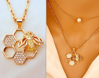 Queen Bee Necklace - Etsy