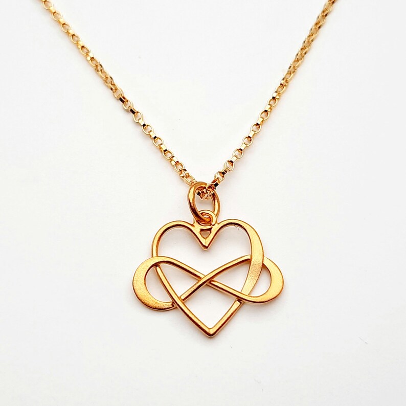 Infinity Heart Necklace Best Friend Necklace Sisters - Etsy