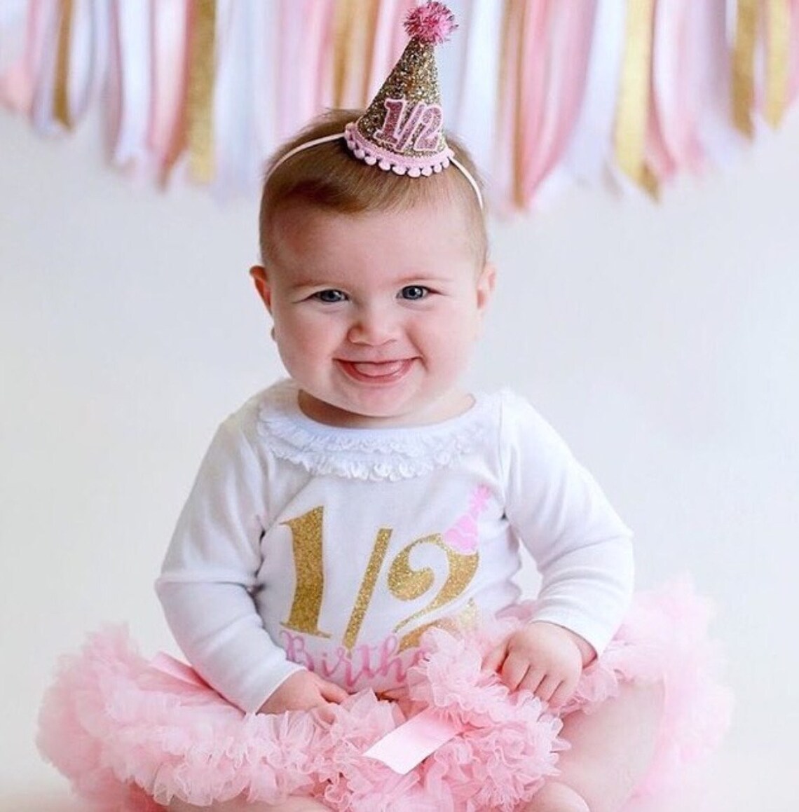 1st Birthday Hat Glitter Birthday Hat Rainbow Party Hat - Etsy