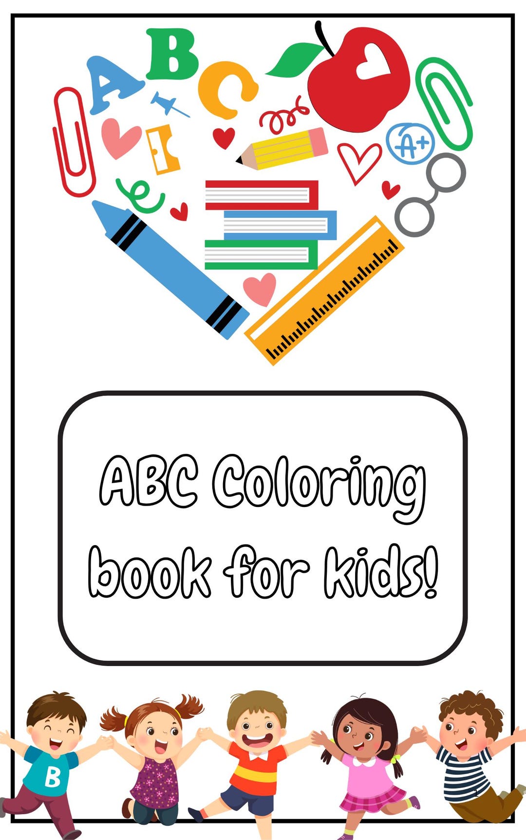 ABC Coloring Book for Kids: Alphabet Learning, Fun Activity (PDF Format ...