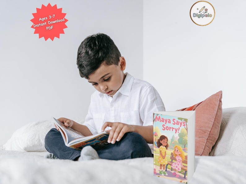 Printable Kids Book About Apology – Maya Says Sorry – Digital Social ...