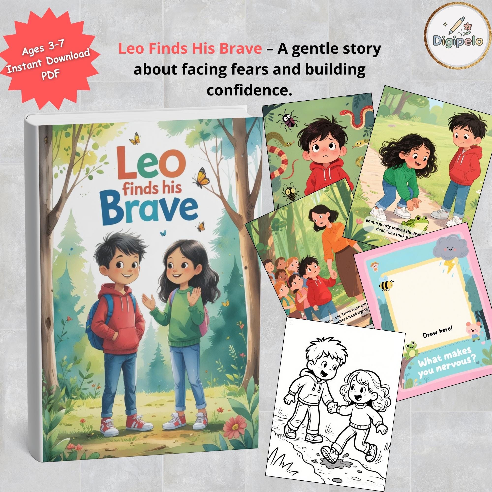 SEL Storybook Set for Kids: Empathy, Courage, Apology (PDF) - Etsy