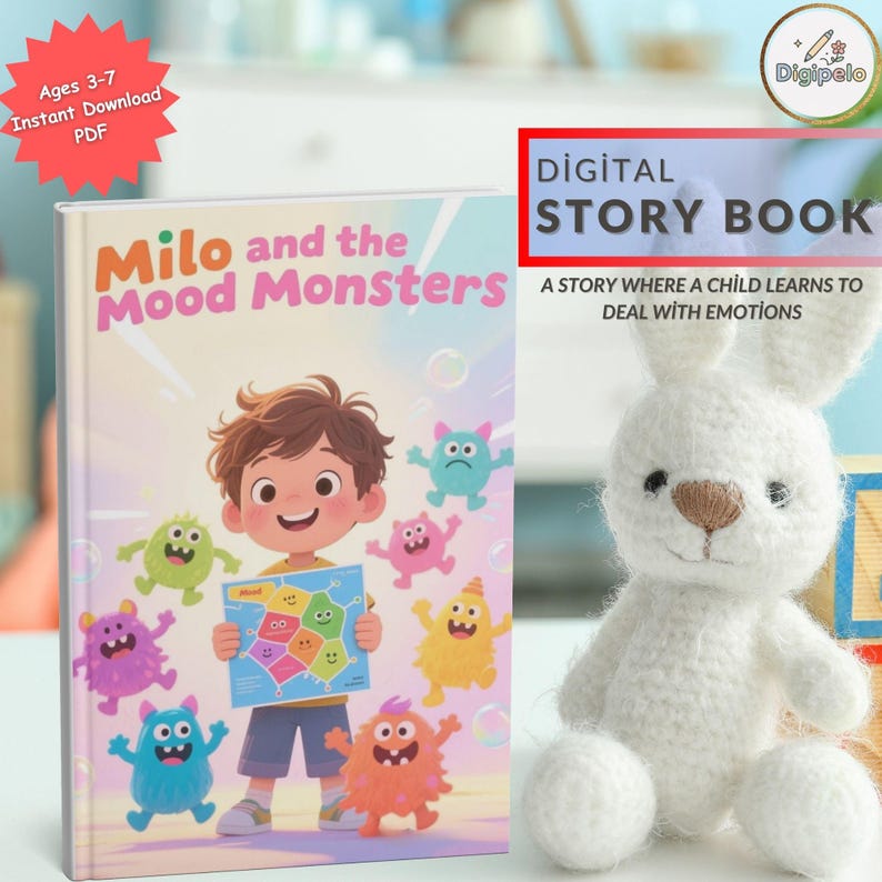 Emotions Story for Kids: Milo and the Mood Monsters (PDF) - Etsy