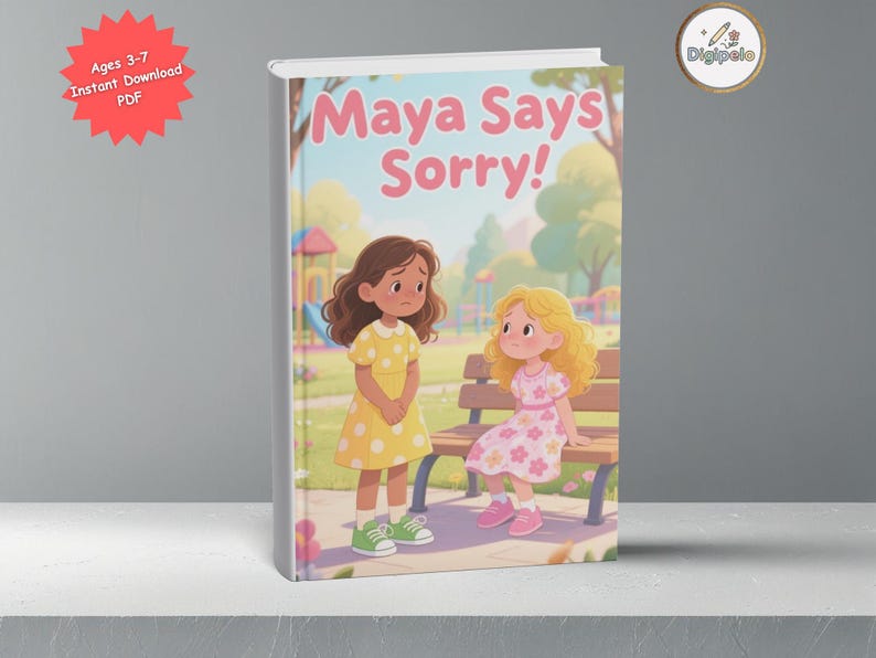 Printable Kids Book About Apology – Maya Says Sorry – Digital Social ...