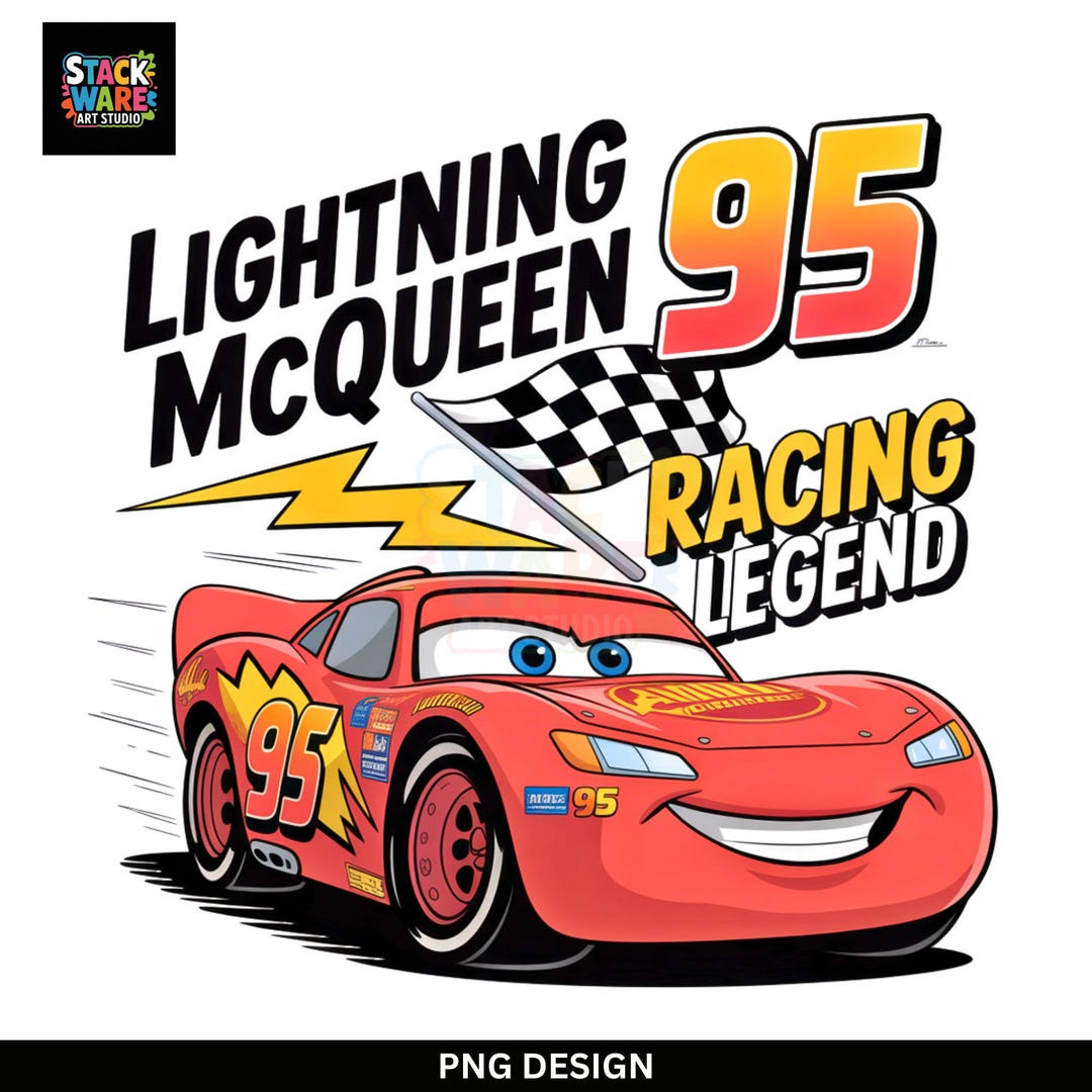 95 Racing Legend Digital Art | Printable Speedster Graphic | Legendary ...