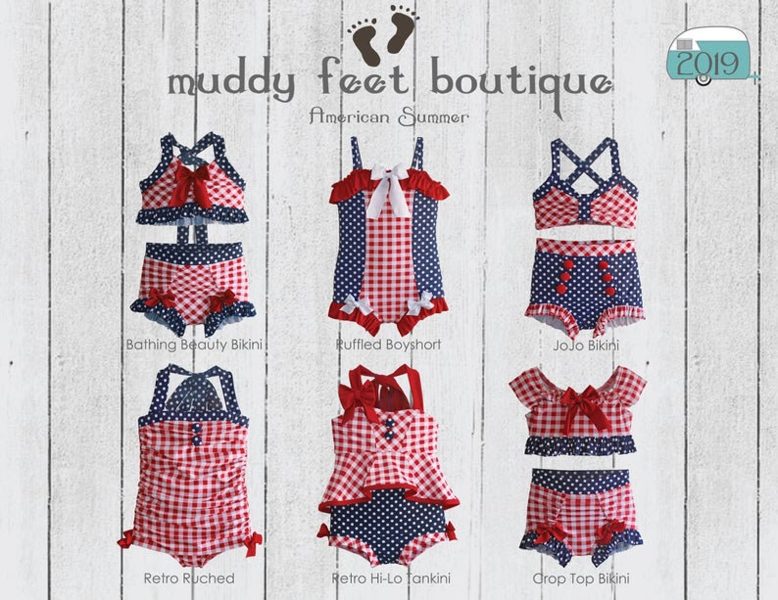 Rebel Belle Swimsuit In American Summer Size 5 12 Sale Etsy