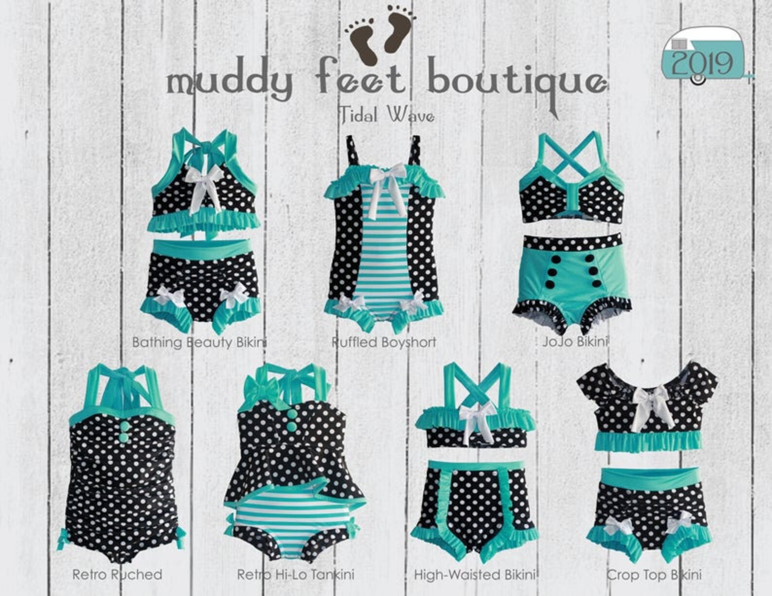 Rebel Belle Swimsuit In Tidal Wave Size 5 12 Etsy