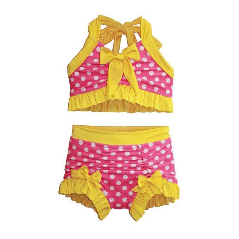 Pink Polka Dot Bikini Etsy
