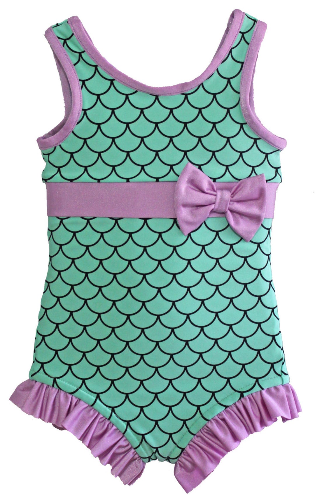 Sale Margaret Swimsuit In Mermaid Size 1218 Months 12 Etsy