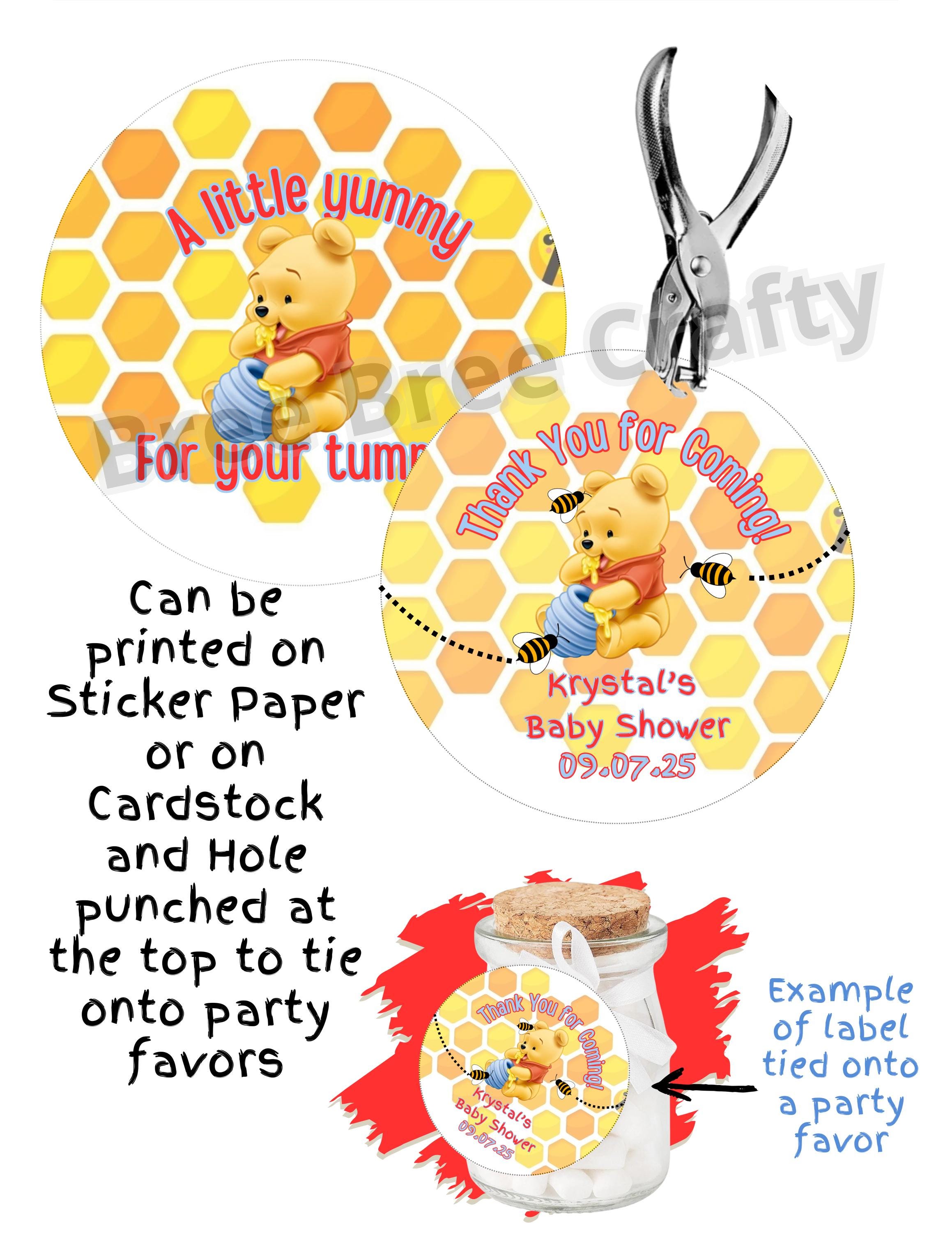 Winnie the Pooh. EDITABLE Baby Shower BUNDLE- Edit Yourself in Canva - Etsy