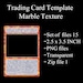 Blank TCG Trading Card Template Transparent Background Png File Set of ...