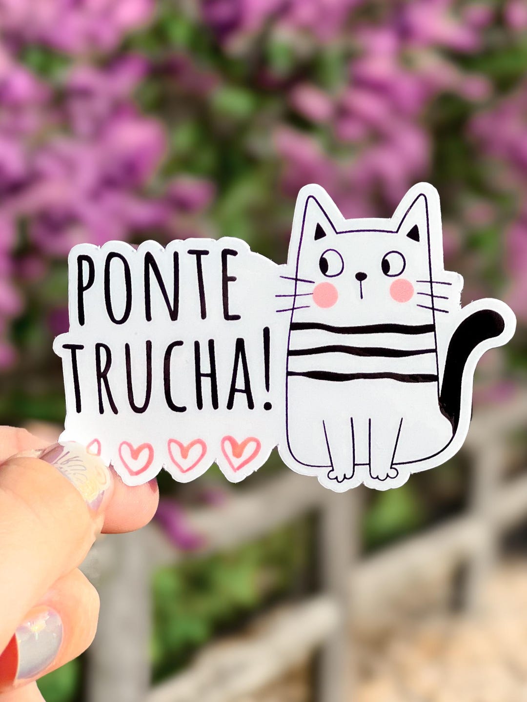 No Me Grites Sticker – Cute Spanish Crying Cat Sticker, Bilingual ...