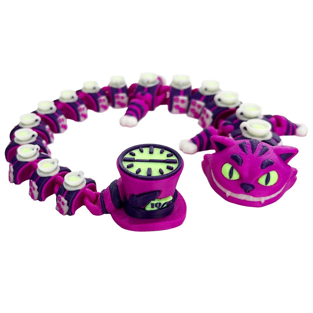 Cheshire Cat Inspired 3d-printed Dragon; Steven Wolf Design, Alice in ...