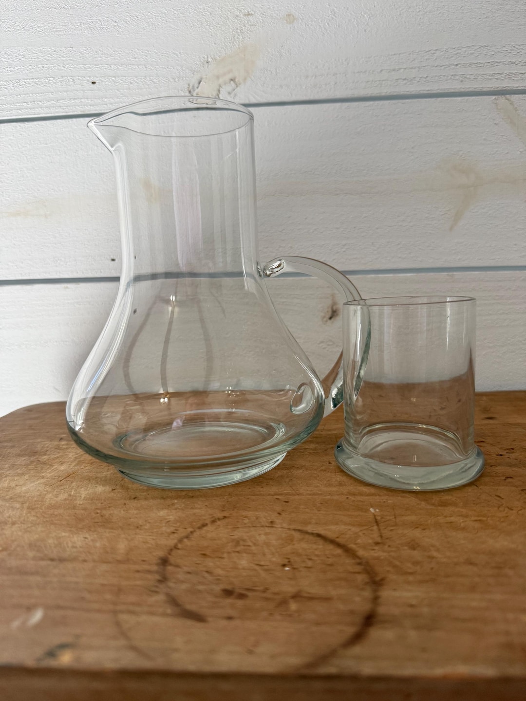 Setter Soho 2 Piece Water Night Set Clear Water Pitcher & Glass - Etsy