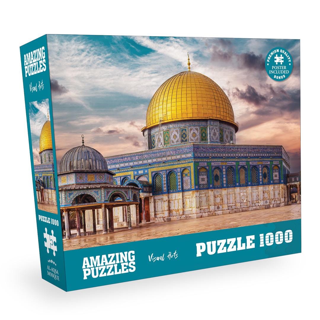 Al-aqsa Mosque 1000 Piece Jigsaw Puzzle for Kids and Adults 19x27in ...