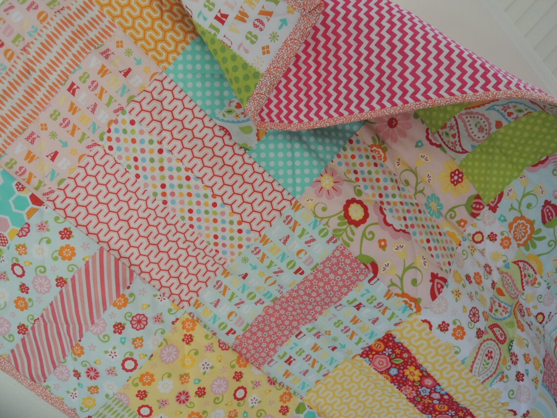 Super Quick Frayed Sunshine Sweet Quilt Pattern Tutorial - Etsy