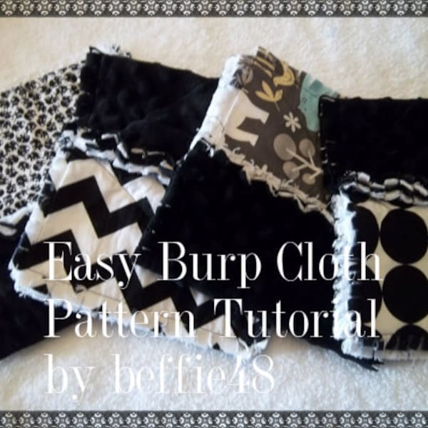 Embroidery Burp Cloth - Etsy