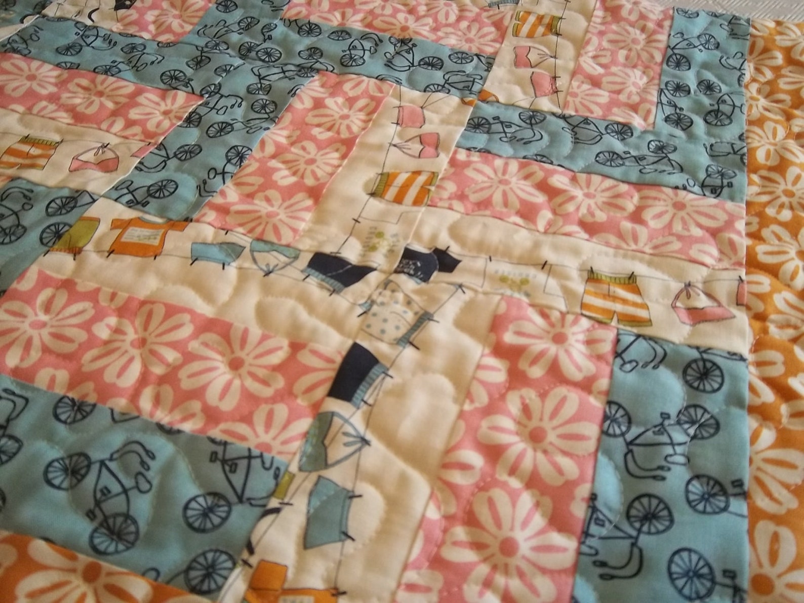 Easy Pinwheel Squares Baby Quilt Pattern Tutorial Pdf - Etsy