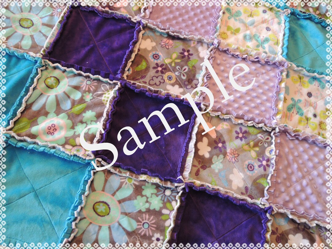 Super Simple, Rag Quilt Pattern Tutorial, With Photos, Pdf - Etsy