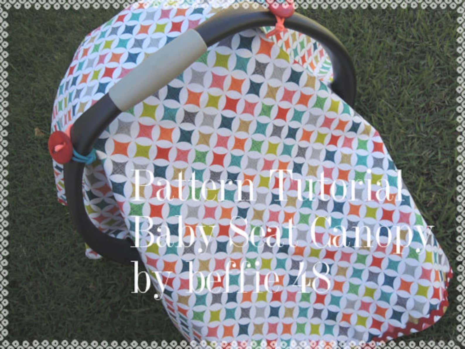 PATTERN Super Simple Baby Seat Canopy Sewing Tutorial W - Etsy