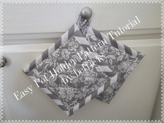 Super Simple Pot Holder Pattern Tutorial Pdf File With Photos - Etsy