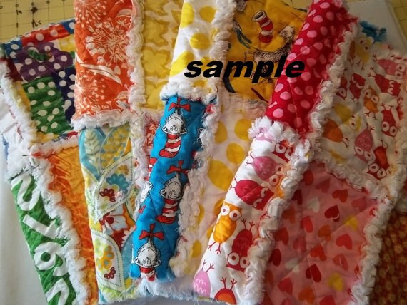 Calico Garden Kit 2 Rag Quilt Kit Easy to Make | Etsy