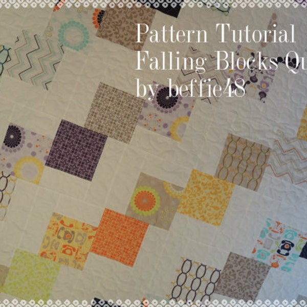 Falling Charm Quilt Pattern - Etsy