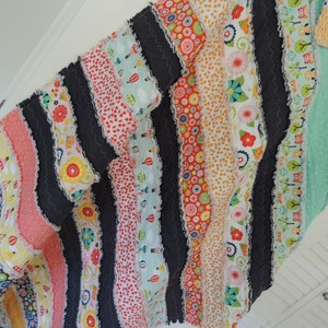 Lazy Days Jelly Roll, Rag Quilt Pattern Tutorial, Easy to Make - Etsy