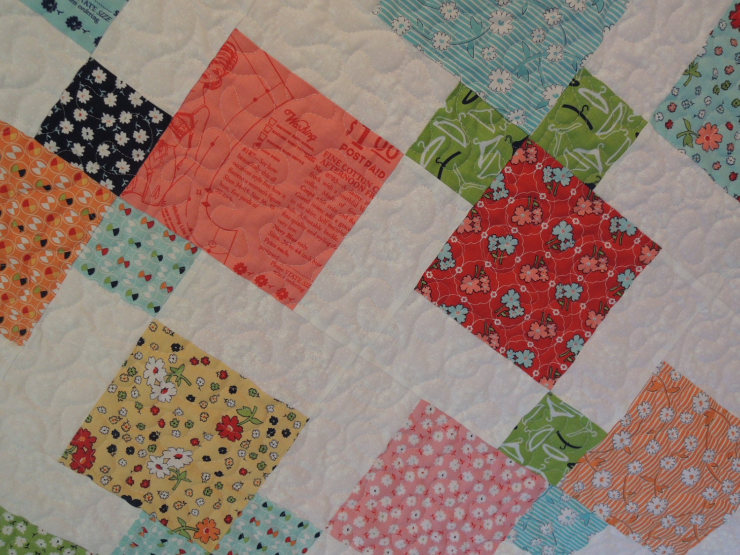 Vintage Happy Quilt Pattern Tutorial Pdf. With Photos Easy to | Etsy