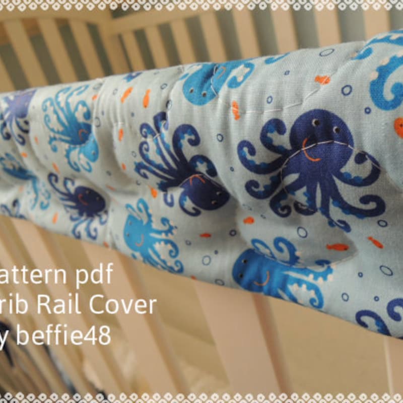 Crib Rail Cover - Etsy