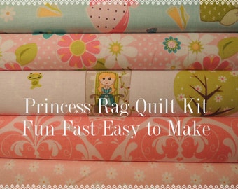 Rag Quilt Kit Princess Dream and a Wish Fabrics Choice of | Etsy