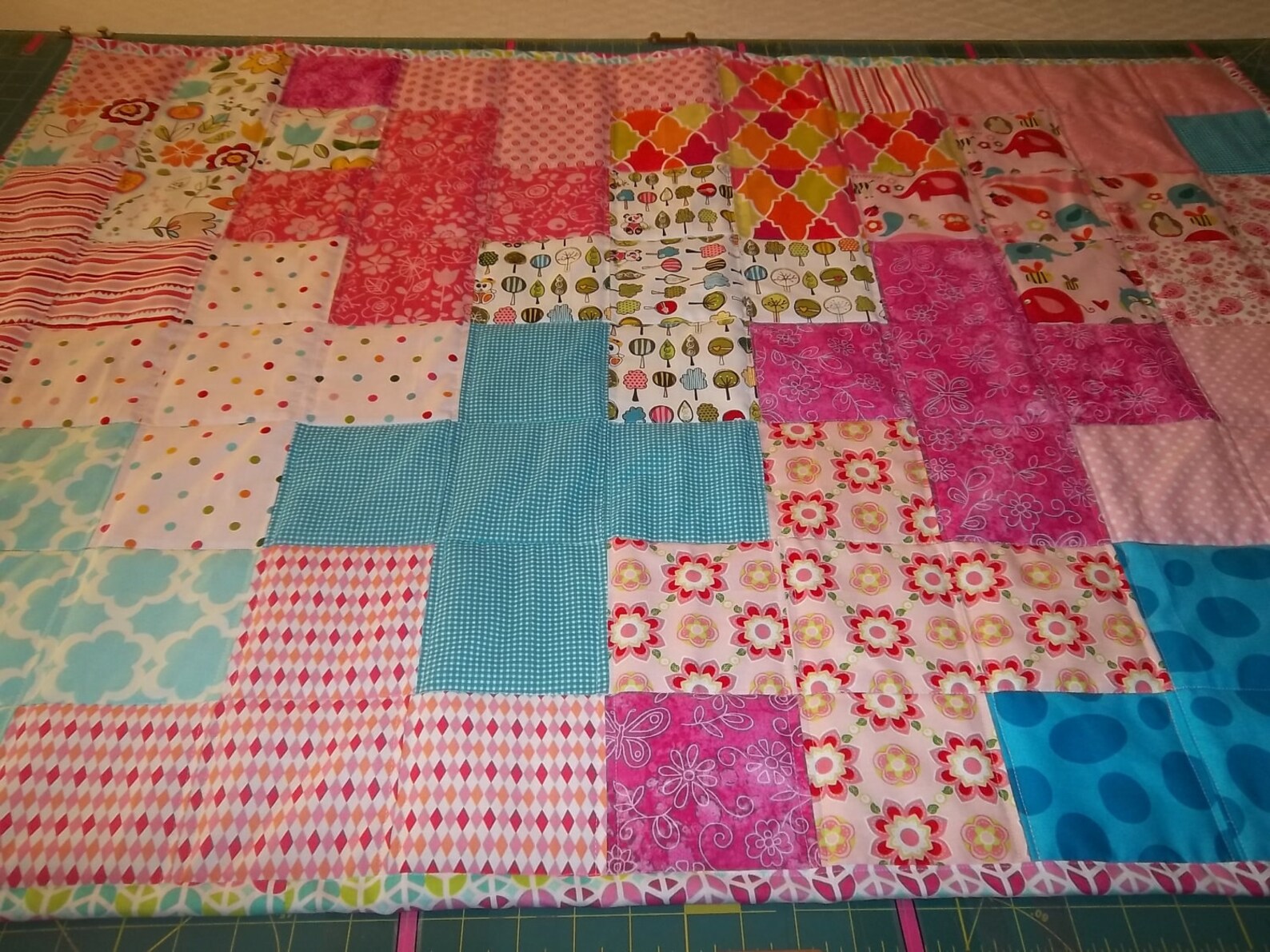 Plus Sign, Cross Quilt Pattern Tutorial, Baby or Lap Quilt Pattern, Pdf ...