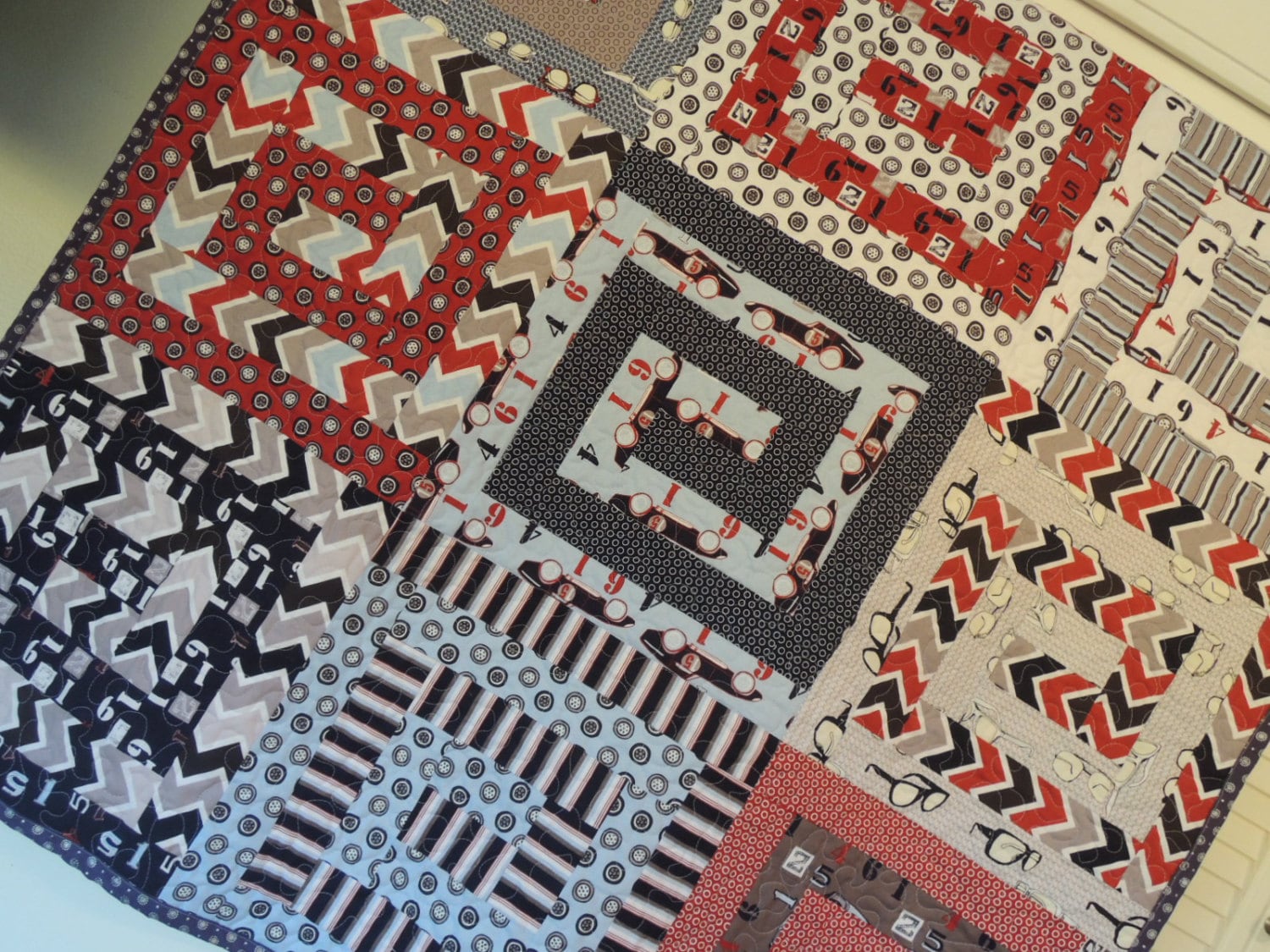 PATTERN, Easy Speedster Quilt, Pattern Tutorial W Photos, Pdf. - Etsy