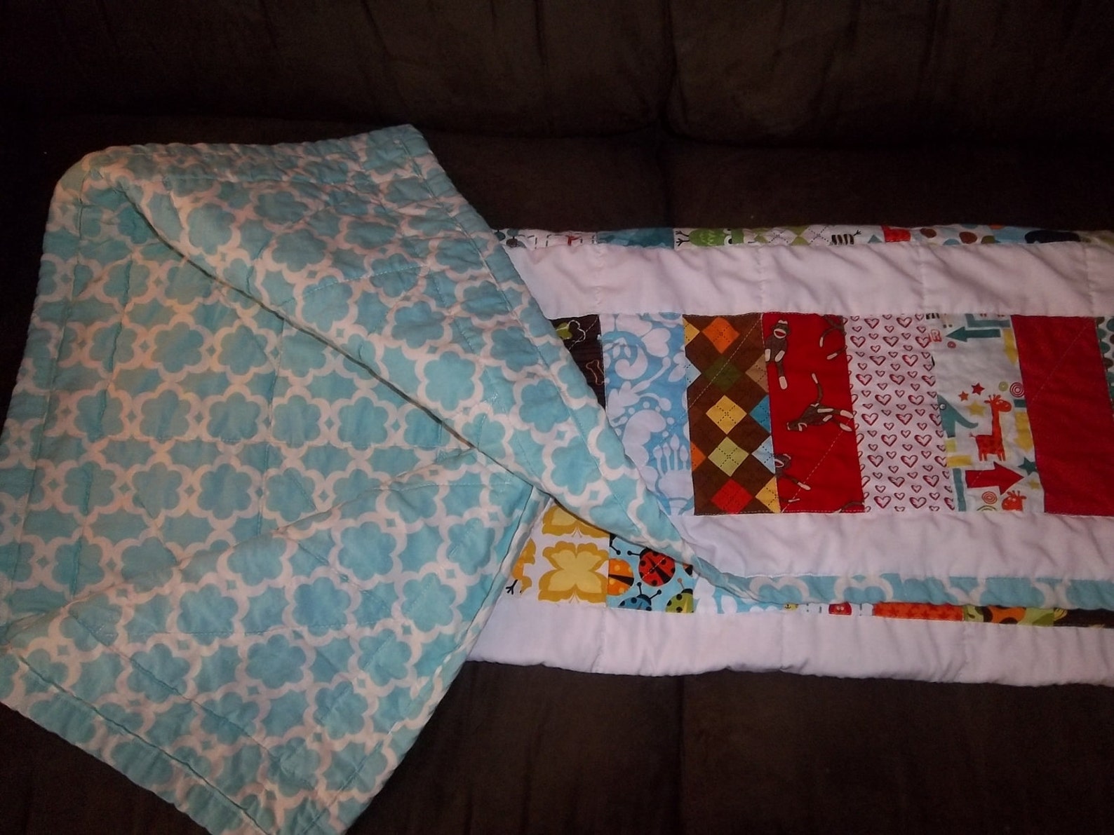 Scrappy Stacked Block Simple Quilt Pattern Tutorial W Photos - Etsy