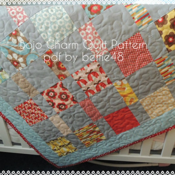 Charm Pack Quilt Pattern - Etsy