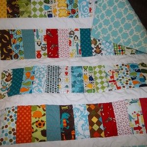 Scrappy Stacked Block Quilt Pattern Tutorial pdf | Etsy